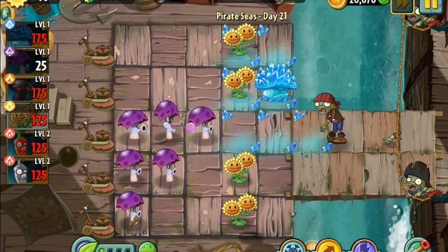 PvZ 2 ,но я могу использовать растения из 1 части .PvZ 2 6 серия