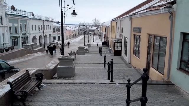 Гостиный ряд в Арзамасе. Вывески под старину. Гусь лапчатый и шик для Господ.