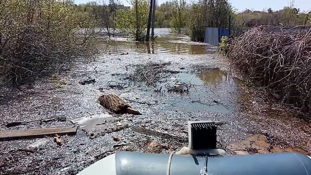 Один день в затопленном поселке