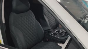 Авточехлы (Байрон ст Ромб ПРЕМИУМ "Аврора ) в автомобиле Geely Atlas -2, с 12.2023, FX11