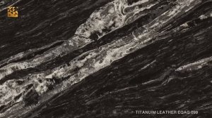 Кварцевый агломерат TITANUIM LEATHER EQAG 099