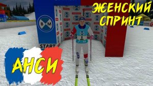 Биатлон.Спринт\Женщины.Анси.NGL BIATHLON.