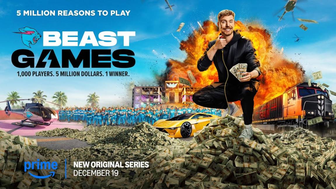 Мистер Бист смотрит первую серию  BeastGames ЧАСТЬ 1