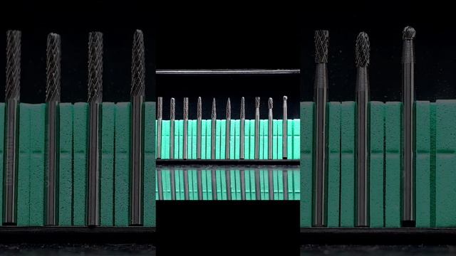Набор борфрез твердосплавных 3 мм, VHM, DC, 10 предметов (модель 900777)