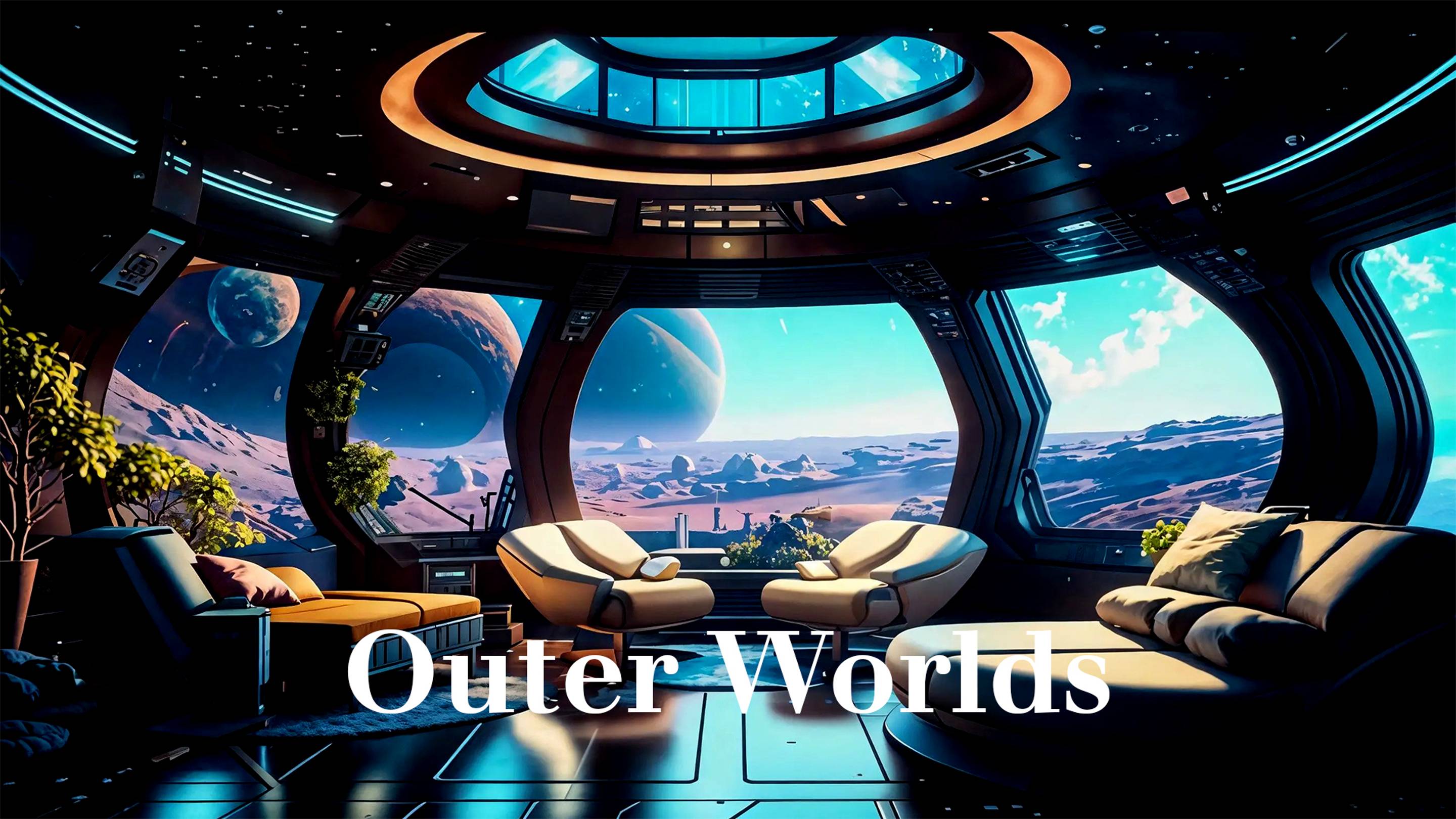 Динамичная Космическая Музыка для Игры, Тренировок и Поездок | Вдохновлено The Outer Worlds))