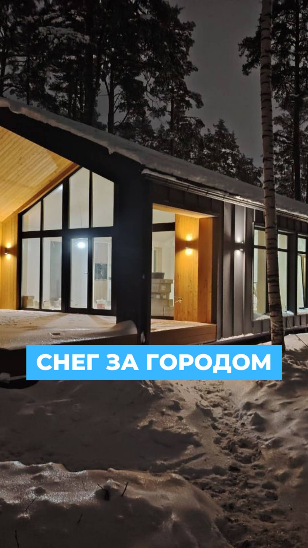 Снег в городе и снег за городом — это два разных снега! ❄️
