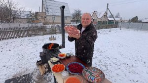 НАСТОЯЩИЙ ДЕРЕВЕНСКИЙ БОРЩ НА СВИНОЙ РУЛЬКЕ В КАЗАНЕ!