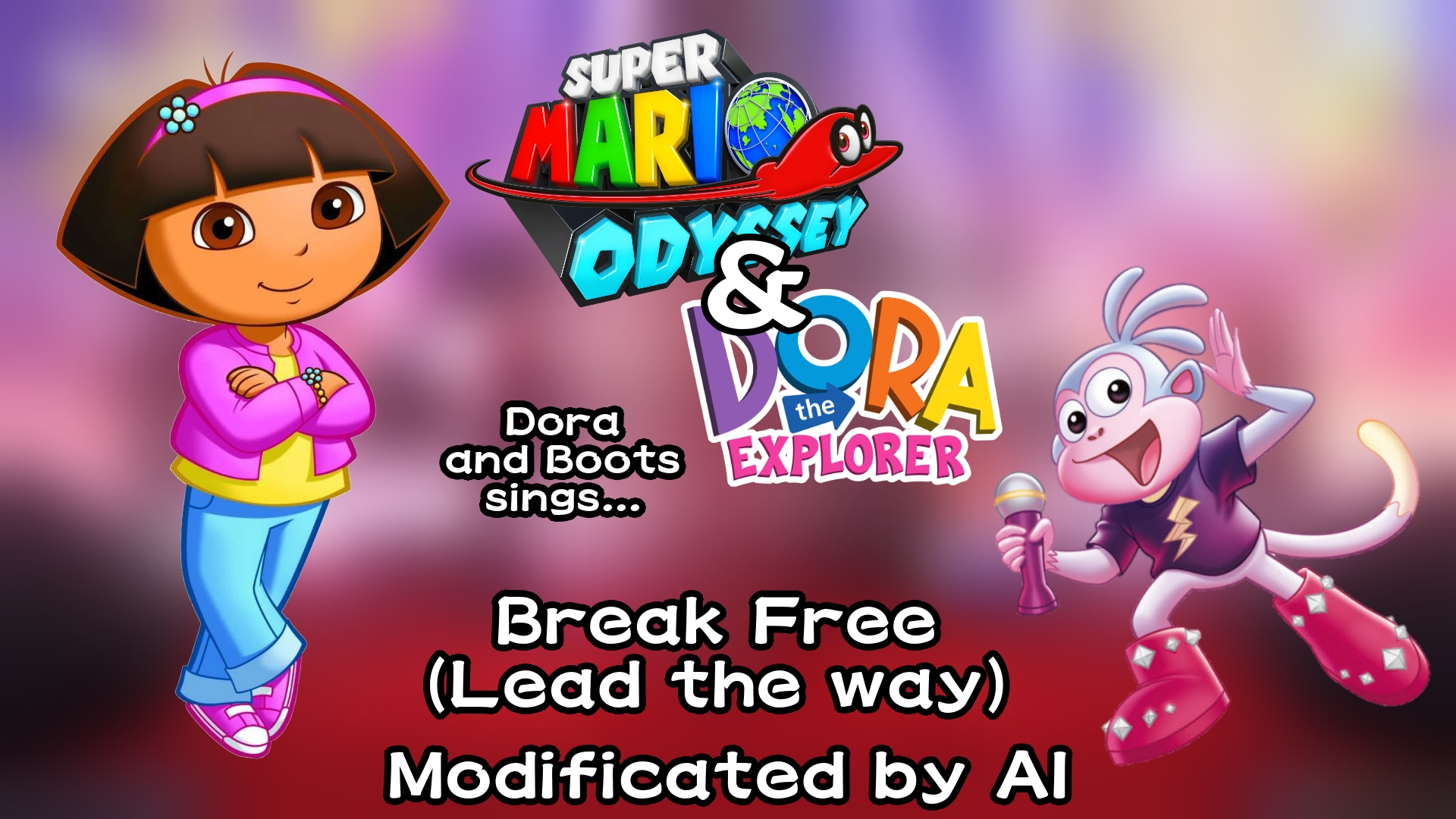 Super Mario Odyssey & «Даша-путешественница» - Break Free (Lead the Way) (Modificated by AI)