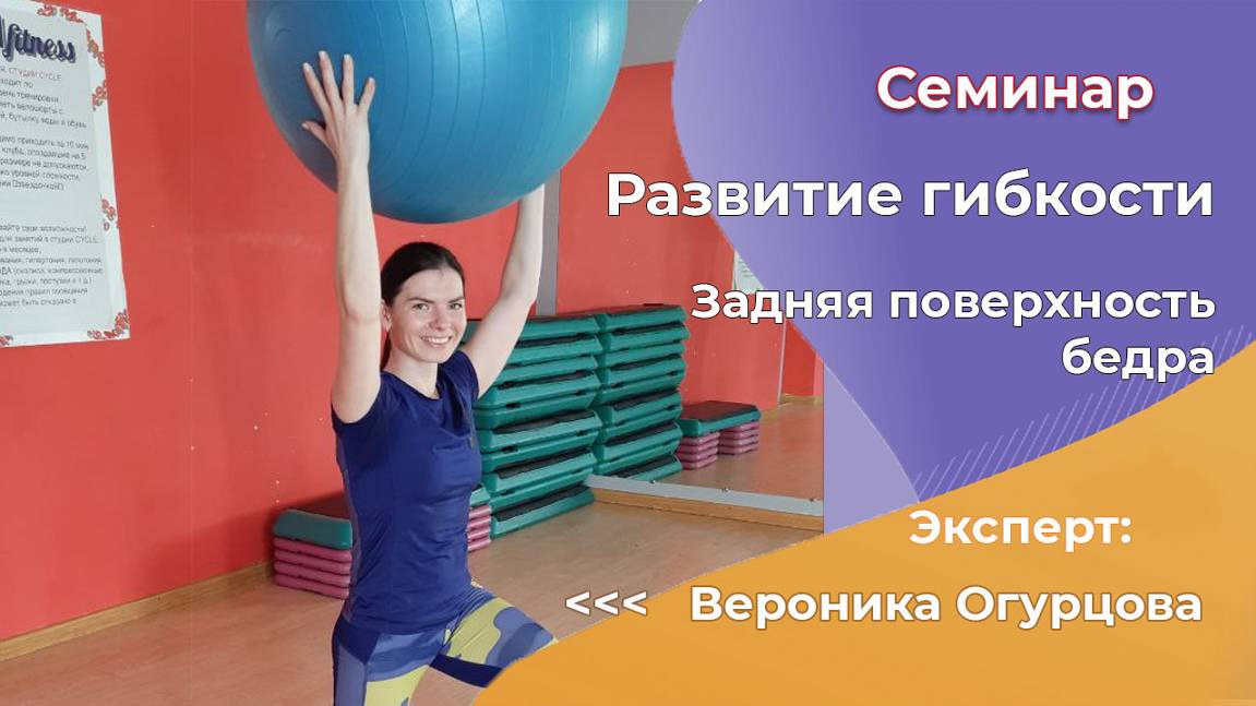 Задняя поверхность бедра. Семинар Развитие гибкости 1й день 8 часть 8 ноября 24г. Вероника Огурцова