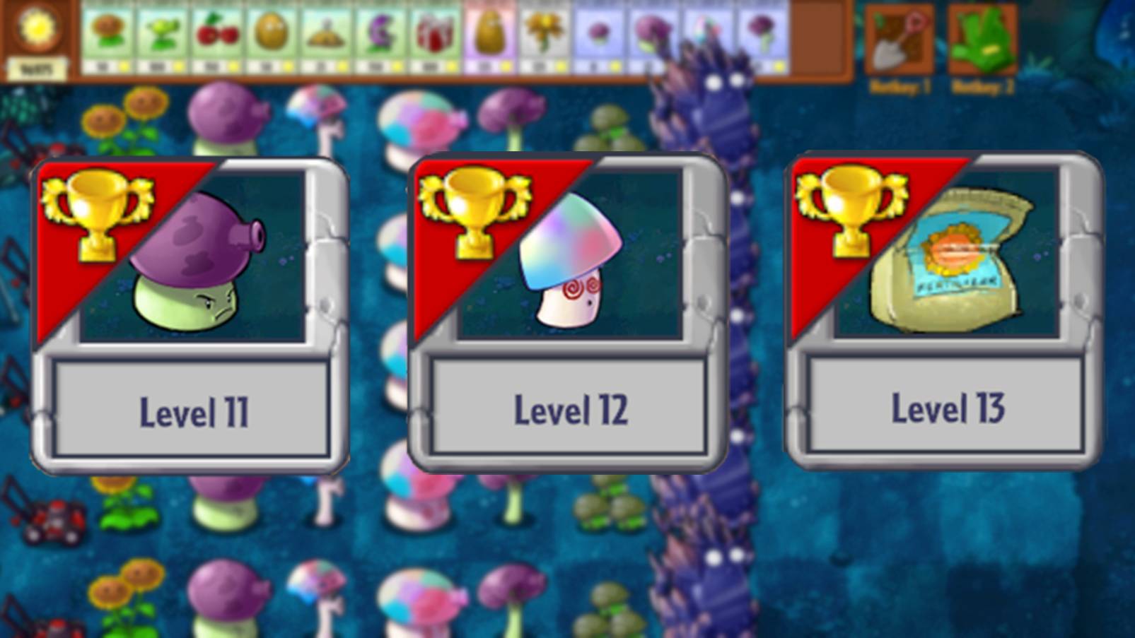 Играю в pvz fusion level 11-13