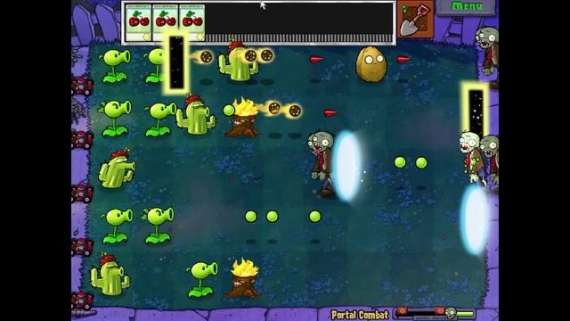 Plants vs. Zombies проходим мини игры