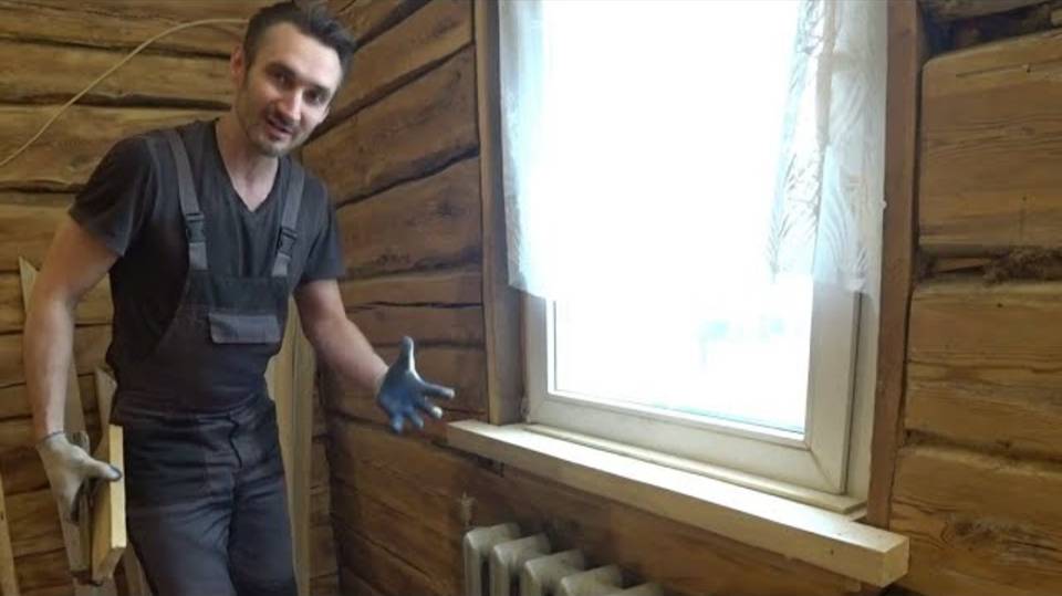 Внук, 26 серия. Хозяйский подход в бытовом режиме. Изготовил и установил подоконники.