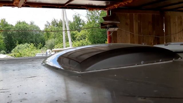 установил  новый люк автодоме