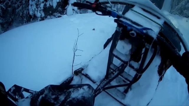 попытка пробиться на буксе до избы