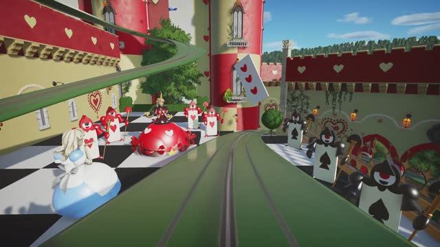 Алиса в стране чудес. Дисней|Disney. Полеты 3D. Американские горки 3D
