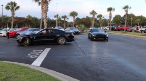 Mustangs cruising in/out of Dave & Buster's Meet - Mustang Week 2022 (Sunday)