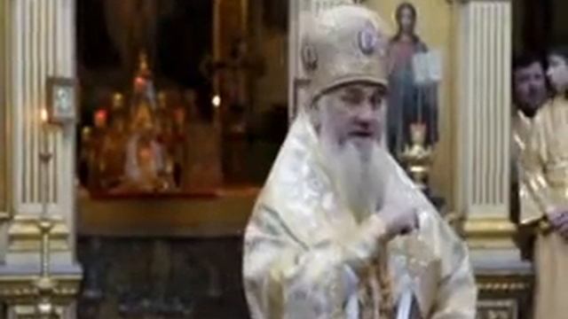 Епископ Леонид. Проповедь в никольском. Богоявление. 2010 год.