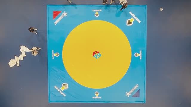 Сборка и разборка борцовского ковра РОССАМБО, размером - 12x12 м.