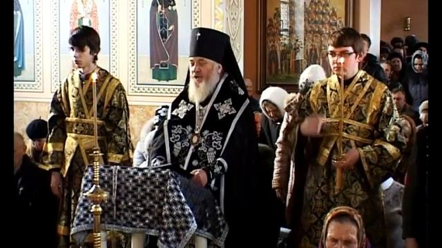 Служение Аристарха в Преображенском храме 2012 год.