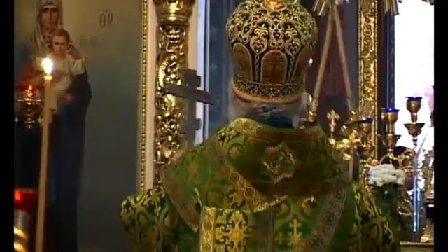 Богослужение. Архиепископ Аристарх. Вербное воскресение - 2011 год.