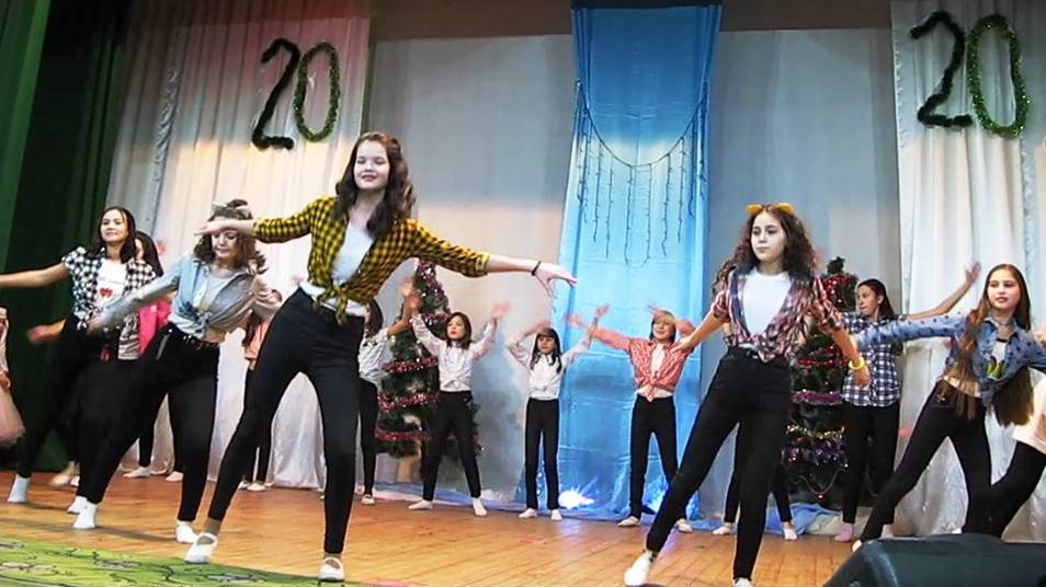 Новогодний праздник"Бал маскарад-2020" в селе Новомурапталово Куюргазинского района РБ