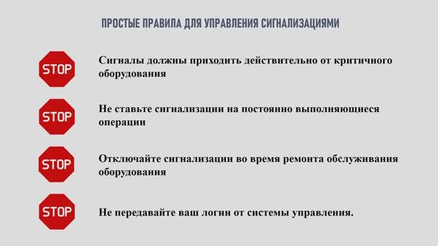 Управление сигнализациями