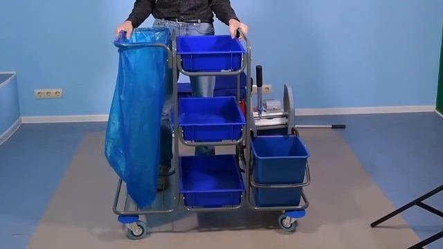Многофункциональная уборочная тележка