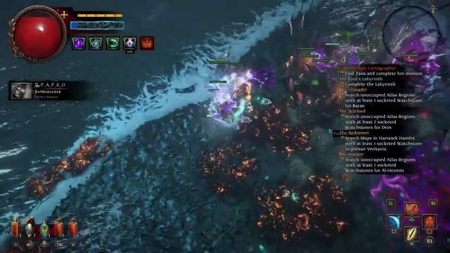Path of Exile.NecroRaiser duo gameplay