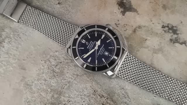 Реставрация часов Breitling Superocean Heritage за $4000 после аварии: уничтоженный хронометр спасён