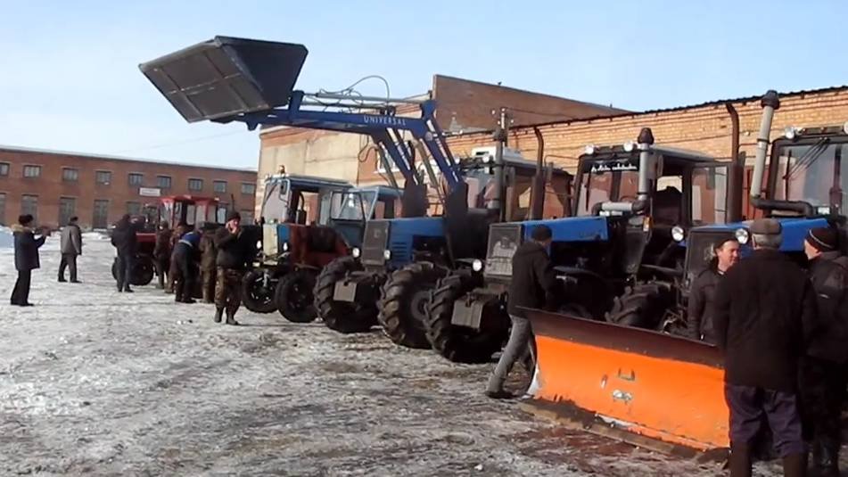 Техосмотр тракторов в 2022 году в СПК им Кирова Куюргазинского района РБ в селе Новомурапталово