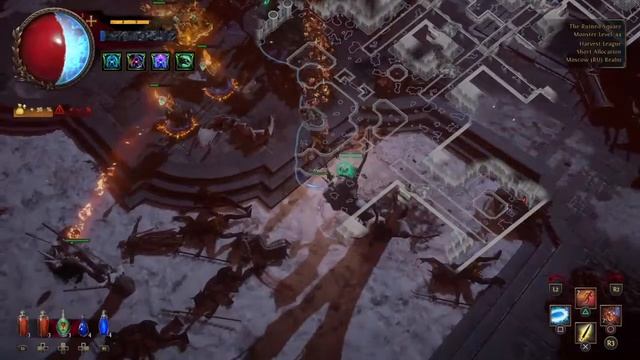 Path of Exile.NecroRaiser duo gameplay