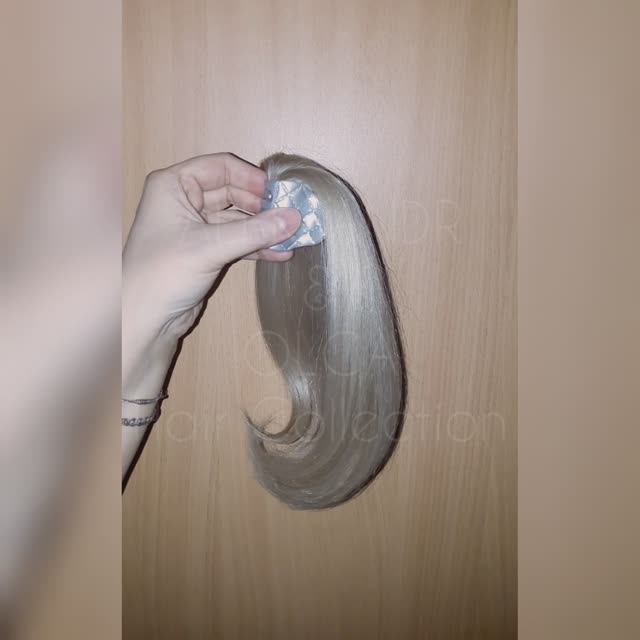 Облегчённый ХВОСТ на крабе #крабдляволос #накладнойхвост #натуральныйхвост #изделияизволос