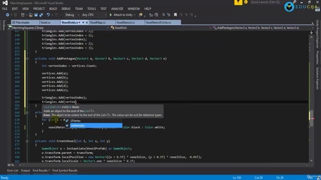 UNITY 10 Games Fractal Meshes Rendering Noise Voxel18