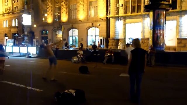 2 музыканты на Крещатике, Киев 2011 год
