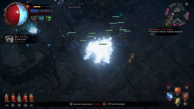 Path of Exile.NecroRaiser duo gameplay