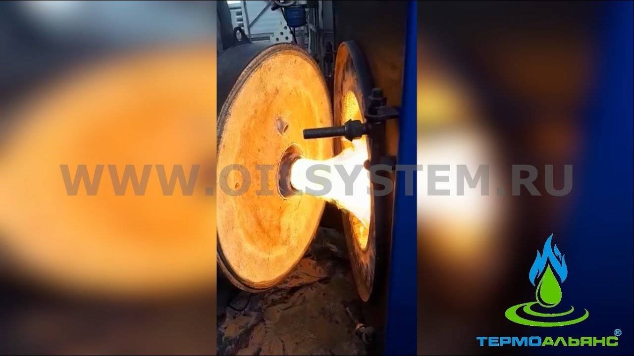 Работает котел на отработке Ecoheat M