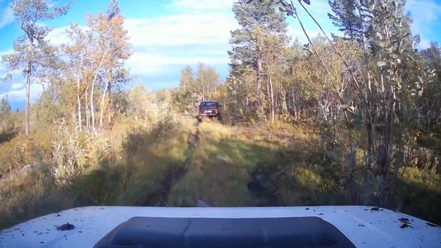 Двумя Нивами из клуба Нива Кольский  до озера Рогозера, г. Мурманск.