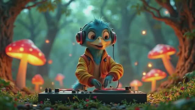 Танцы в Зачарованной Роще | Dancing in the Enchanted Grove. Танцевальный клип в стиле мультика