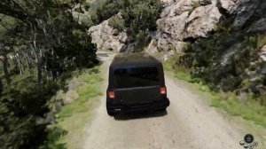 Jeep Wrangler - Offroading | BeamNG Drive | Steering Wheel Gameplay