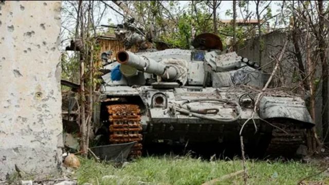 Мой танк сгорел в огне войны