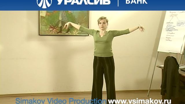Урок пилатеса Уралсиб 2008
