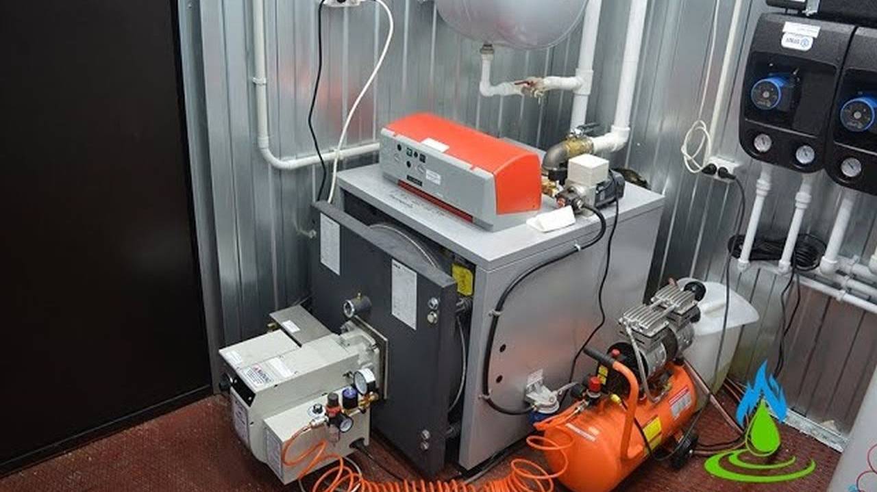 Котел на отработке Ecoheat S в модульной котельной