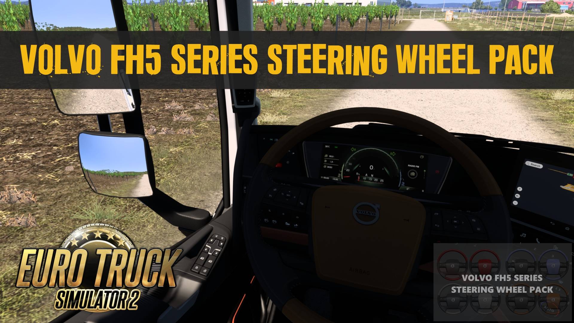 [ETS2 v1.53] Volvo FH5 Series Steering Wheel Pack (v1.0.0)