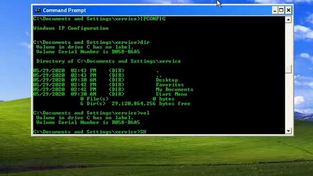 Windows XP Command Prompt Prewiew(NO COMMENTARY) - смотреть видео ...