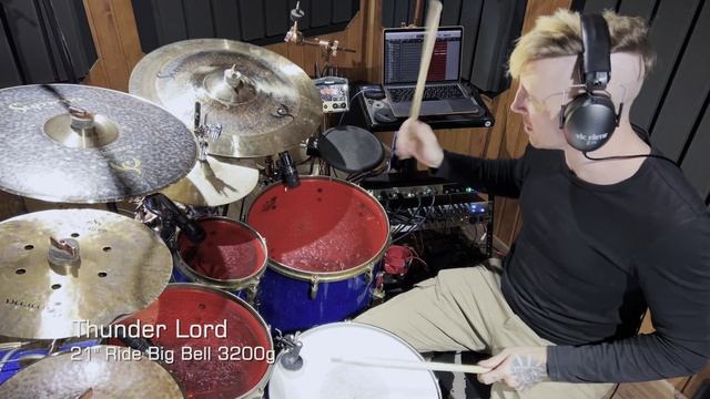 Обзор тарелки Thunder Lord 21" ride big bell, 3200г