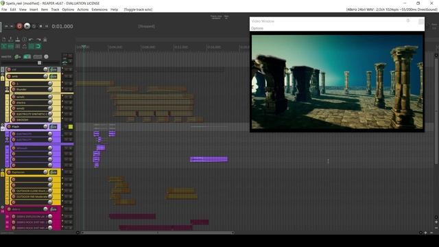 Dark Magic spell. SoundDesign