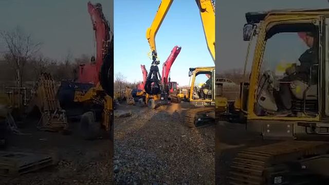 ГУСЕНИЧНЫЙ ПЕРЕГРУЖАТЕЛЬ LGCE E6450F С ГРЕЙФЕРОМ