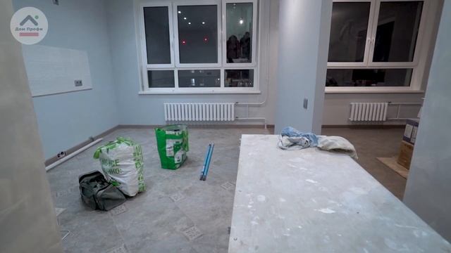 Капитальный ремонт квартиры в новостройке. Свободная планировка 55 кв.м. Видеообзор