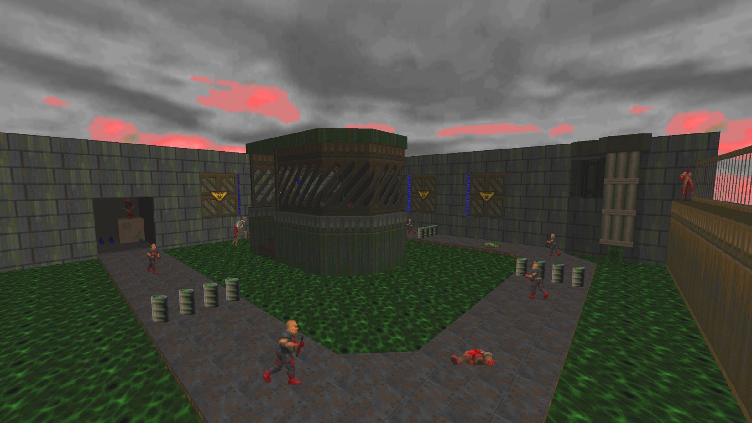 Map03: Fortress Command - Doom Core Trilogy [Все секреты]