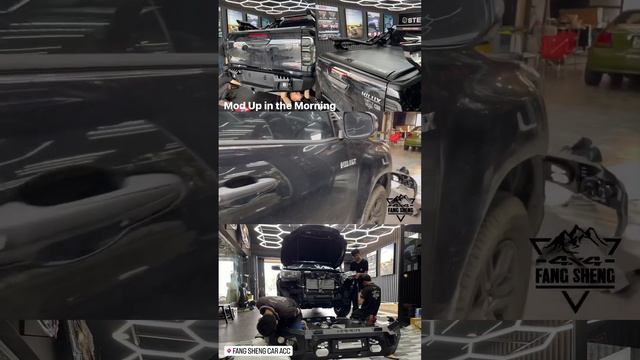 Hilux Rogue Mod Up Hamer Front Bull Bar & Option Rear Bull Bar #FANGSHENG4X4GURUN